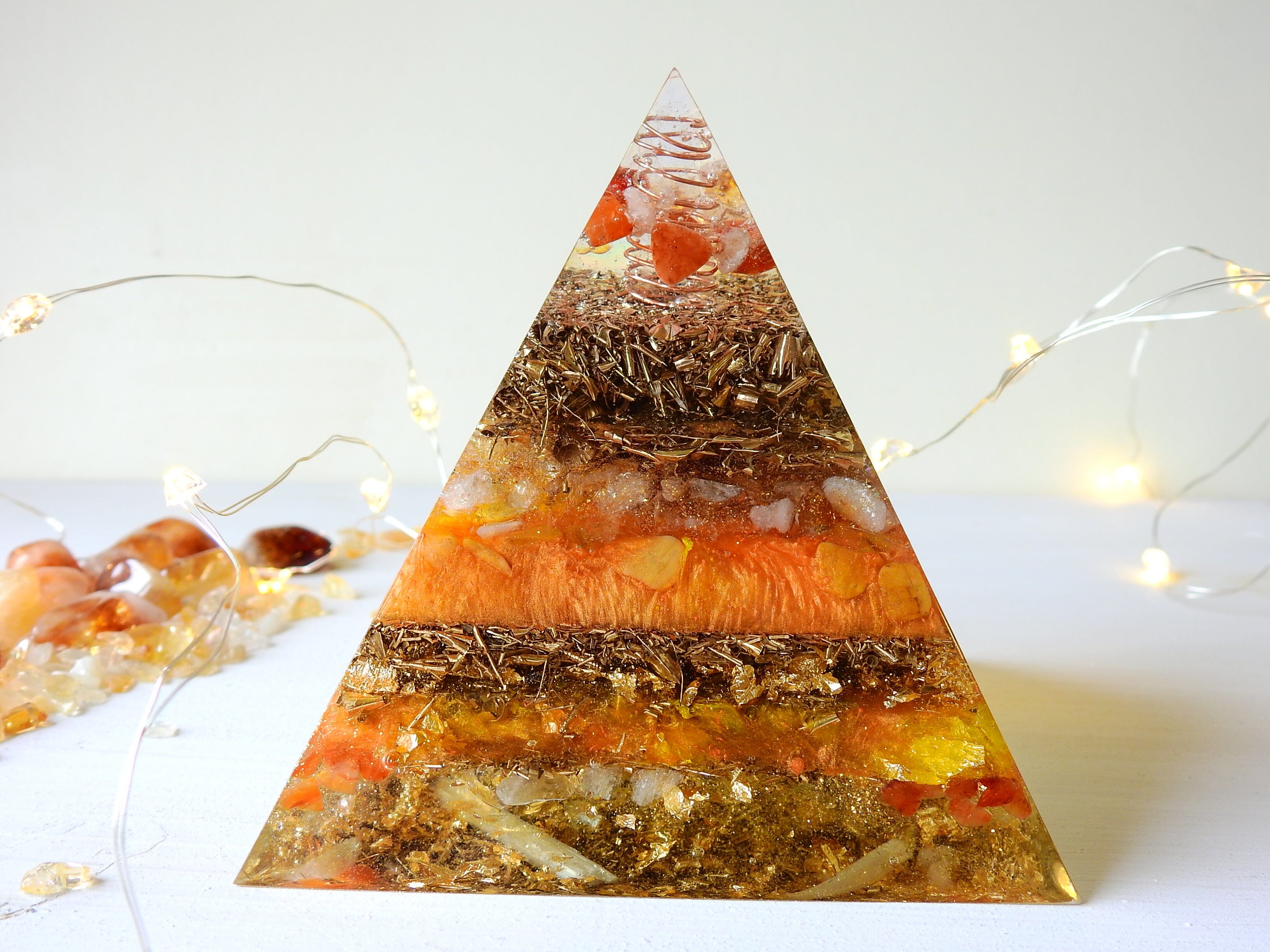 Large Sun Spirit Orgone Pyramid – OrgonChi